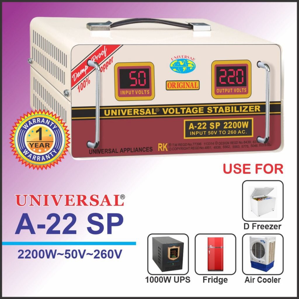 Universal A-22 SP 2200 WATTS - Universal Stabilizer