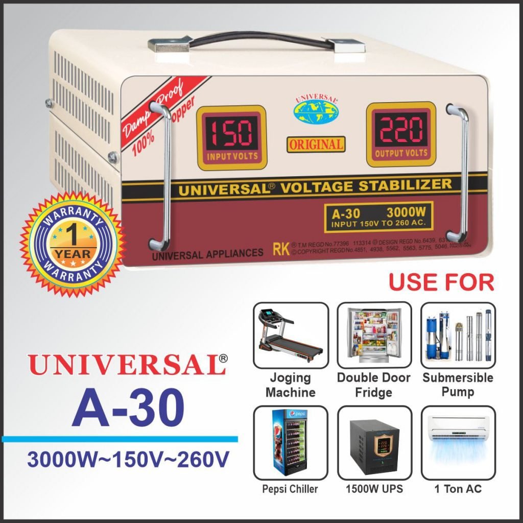 Universal A-30 3000 WATTS - Universal Stabilizer